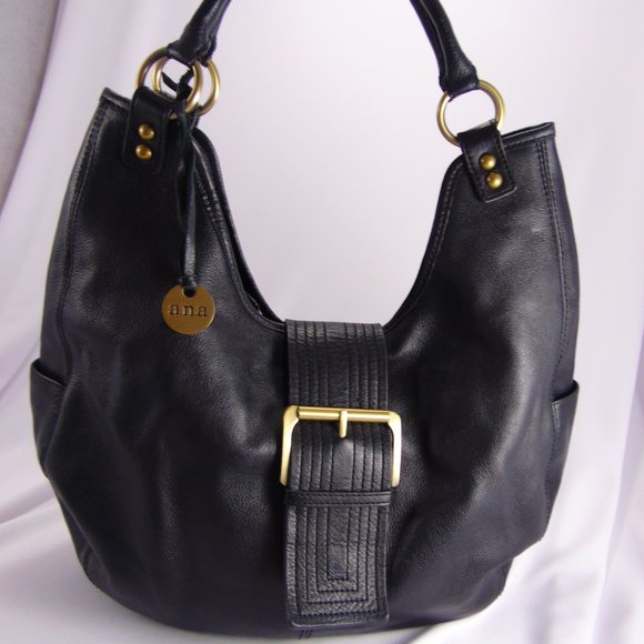 a.n.a | Bags | Ana Leather Shoulder Hobo Bag | Poshmark